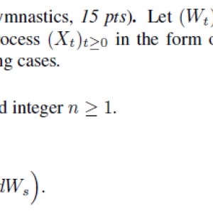 Basic Stochastic Calculus Ito Process - Matchmaticians